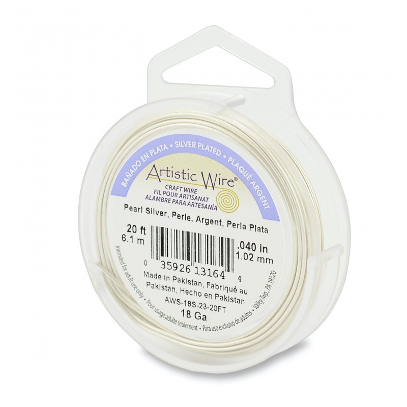 30 Gauge Round Silver Plated Copper Wire - 195 Metres