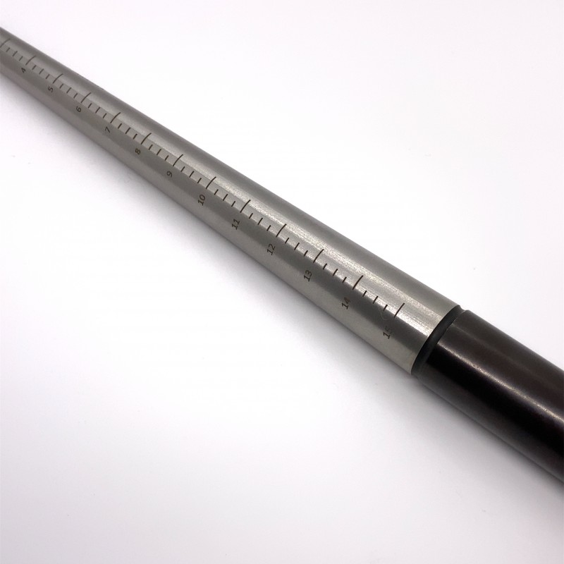 Steel Ring Mandrel with Lines - 28cm in Length