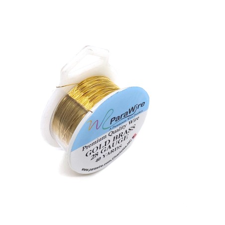 ParaWire 28ga Brass Wire - 36 Metres